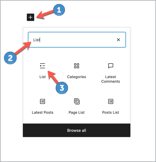 How To Add Bullet Points Numbered Lists In WordPress