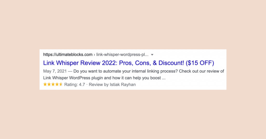 How to Show Star Ratings in Google (Review Rich Snippets)