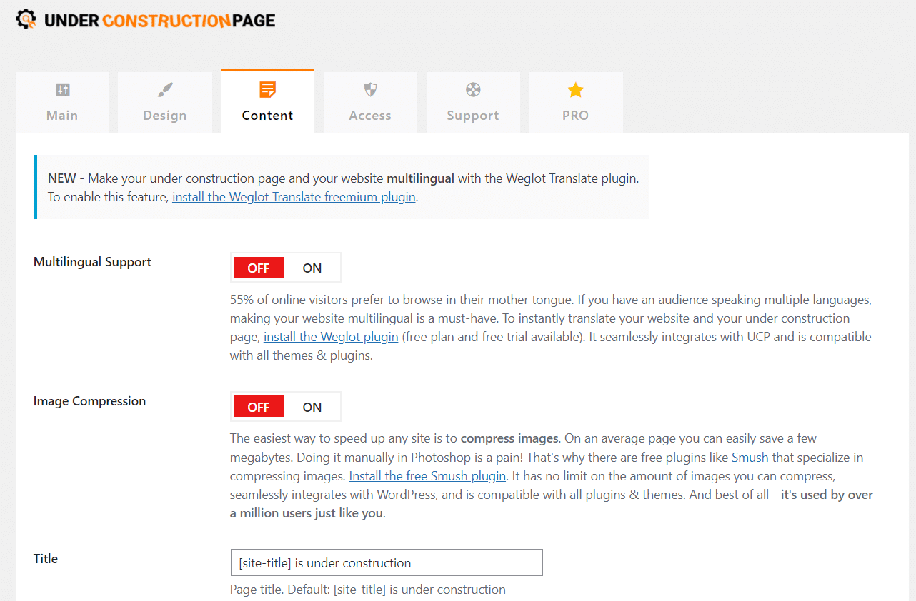 How To Create A Under Construction Page In WordPress