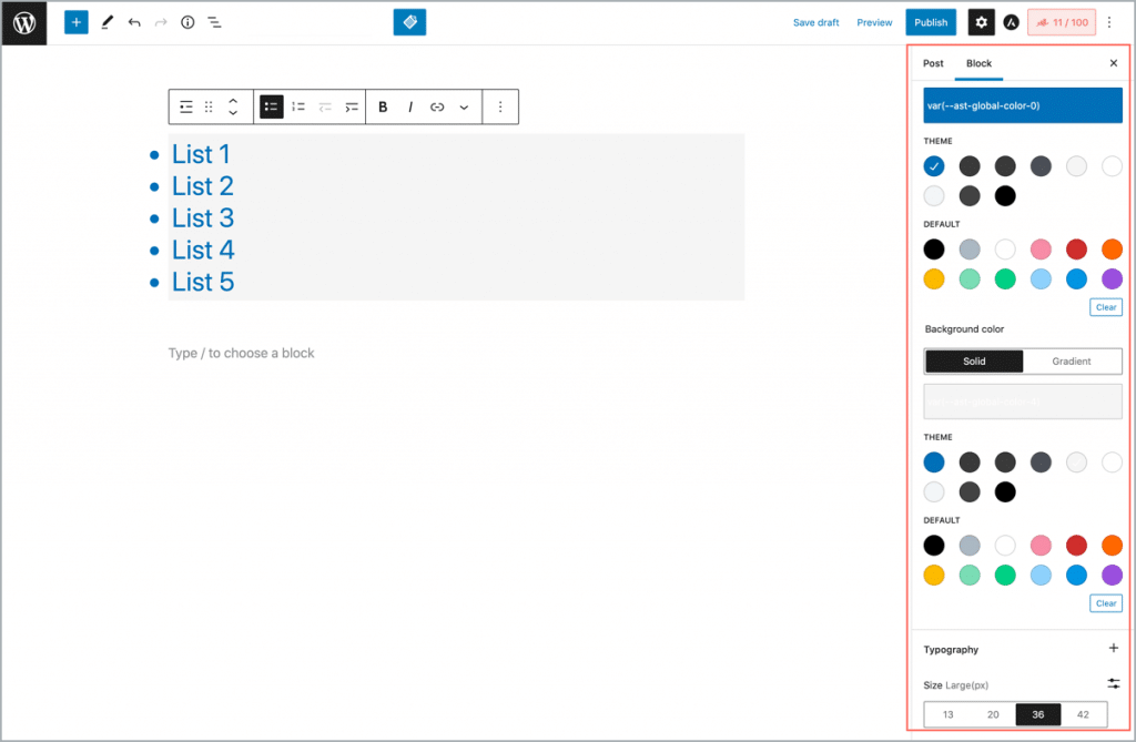 How To Add Bullet Points Numbered Lists In WordPress