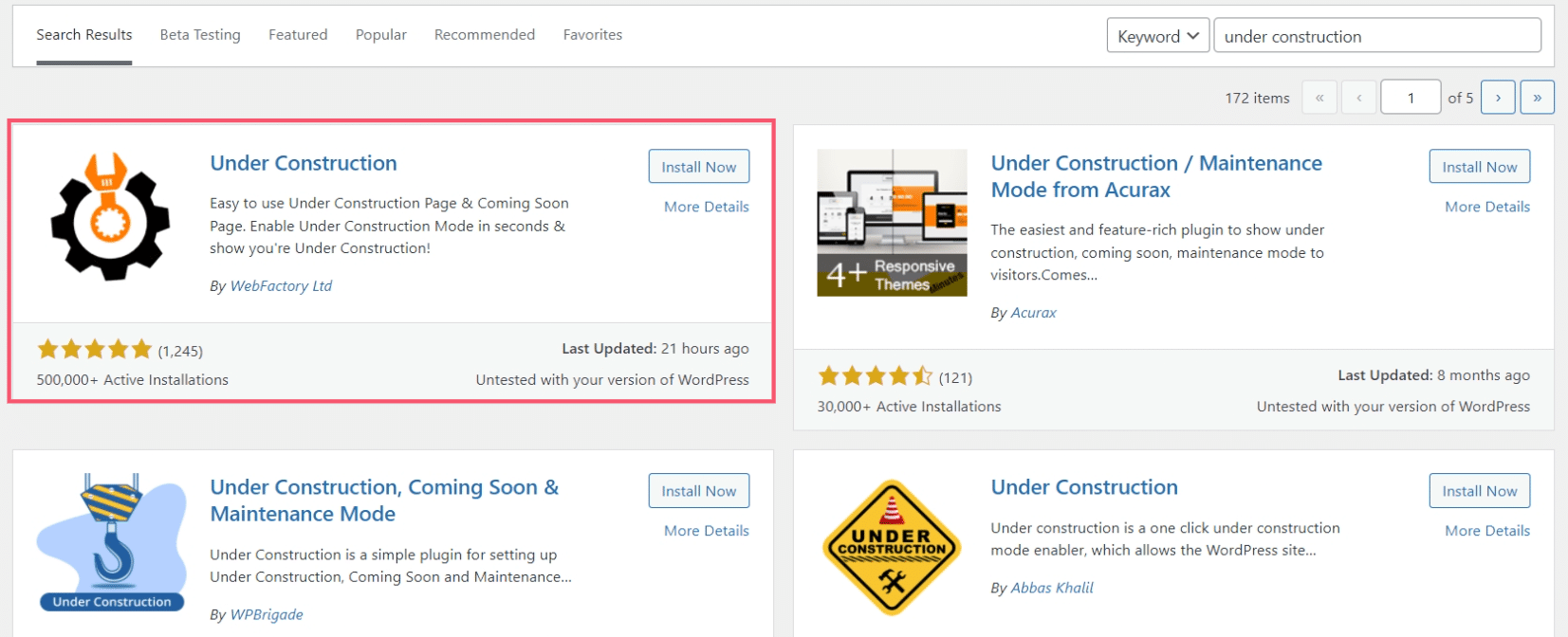 How To Create A Under Construction Page In WordPress