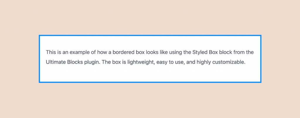 How To Add Border Around Text In WordPress Ultimate Blocks