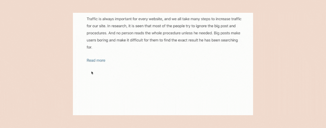 How To Add Read More Expand In WordPress Posts Gutenberg 