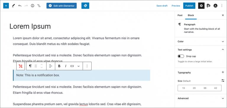 How to Add A Text Box In WordPress Posts/Pages