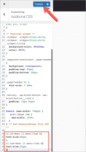 How to Change Menu Font Size in WordPress (Block & Classic Theme)