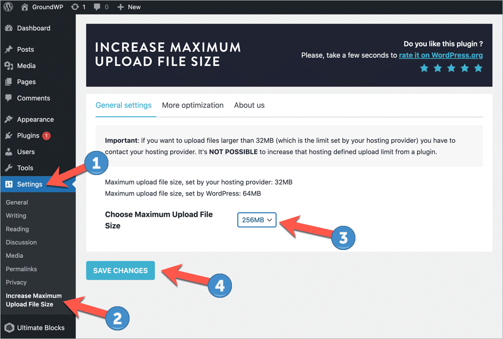 How To Increase Maximum Upload File Size In WordPress