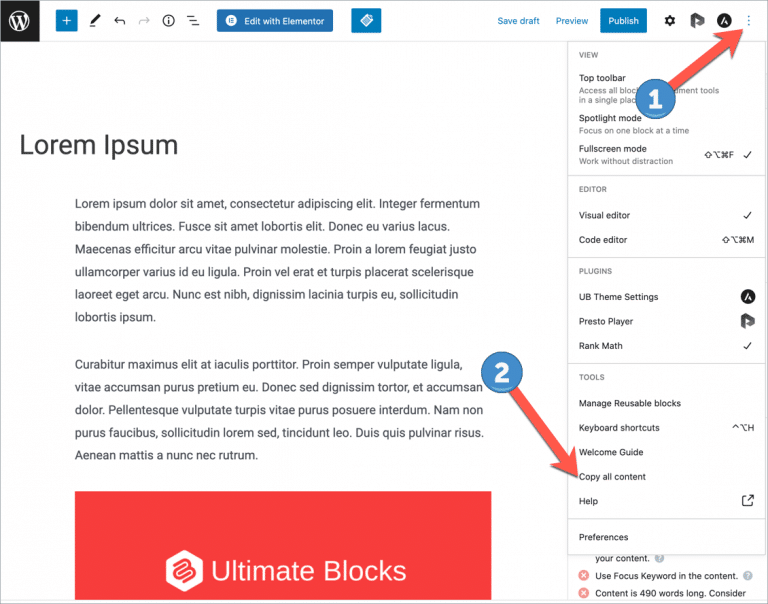 How to Copy & Move Blocks from One Page to Another