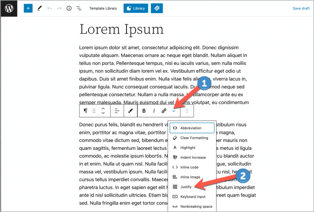 How To Justify Text In WordPress Block Editor 