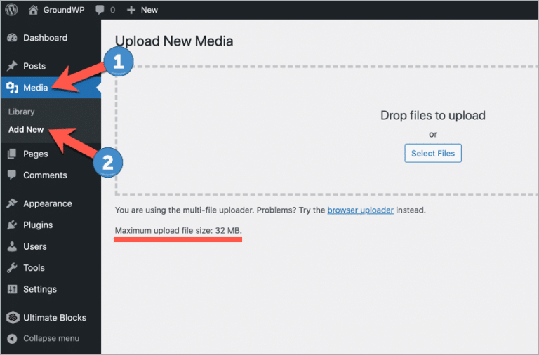 How To Increase The Maximum Upload File Size In WordPress