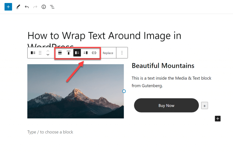 How to Wrap Text Around Image in WordPress