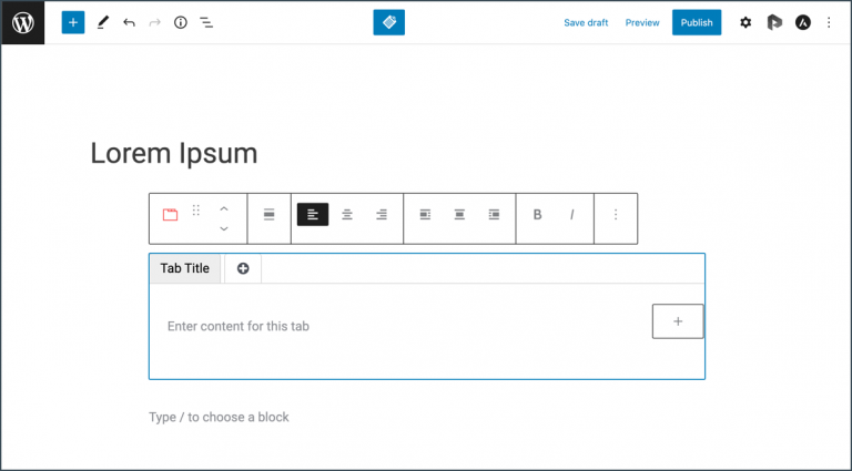How to Add Vertical Tabs in WordPress - Ultimate Blocks
