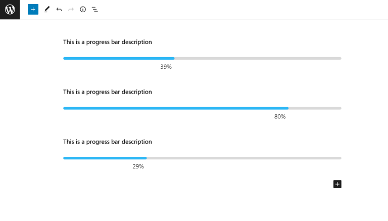 How to Add Progress Bars in WordPress (With/out a Plugin)