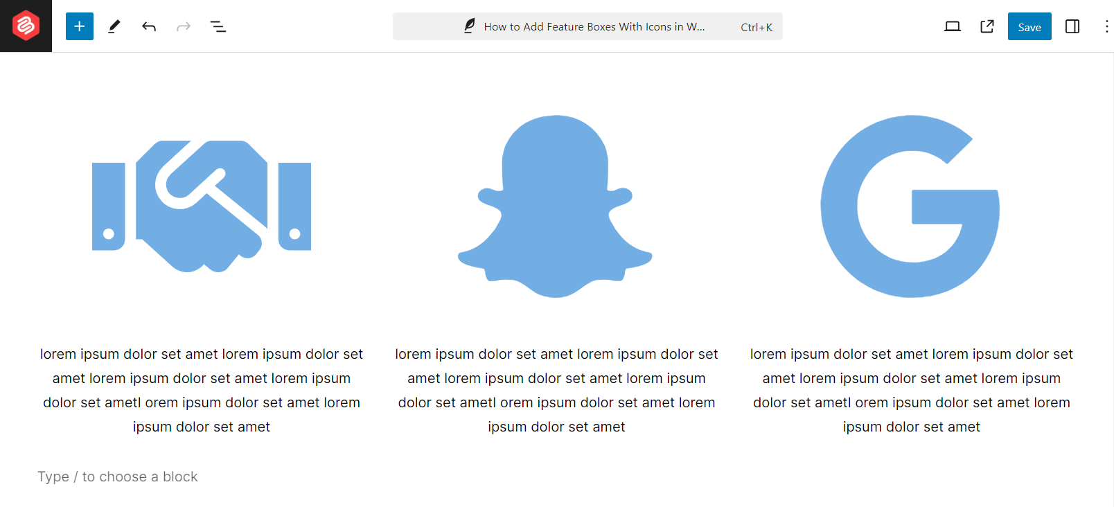 How To Add Feature Boxes With Icons In Wordpress 2025