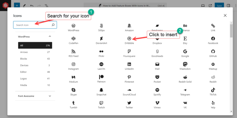 How to Add Feature Boxes With Icons in WordPress (2025)