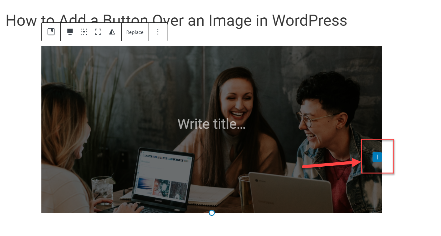 How to Add a Button Over an Image in WordPress