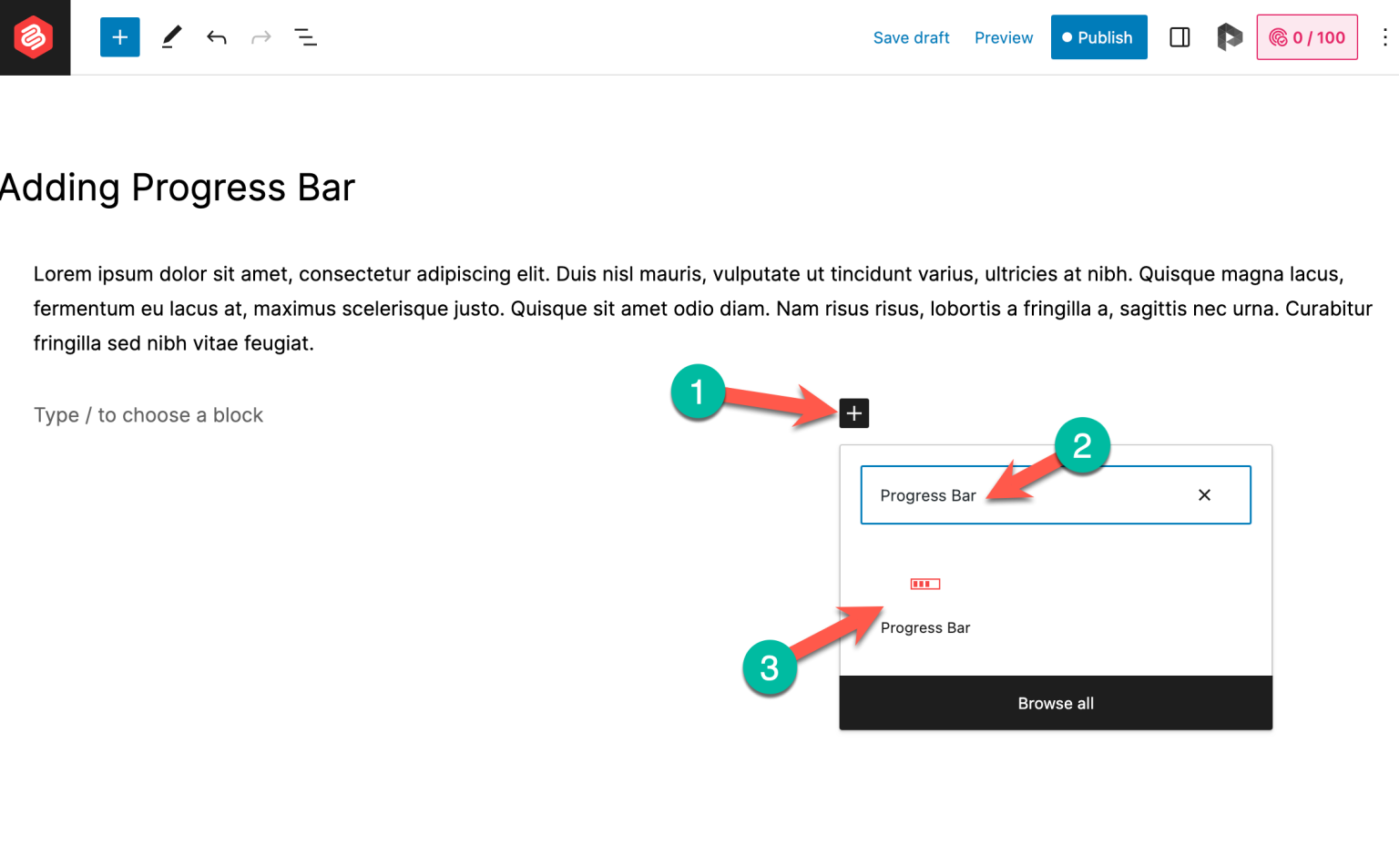 How to Add Progress Bars in WordPress (With/out a Plugin)