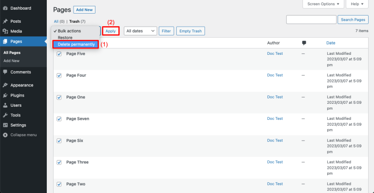 How to Delete a Post or Page in WordPress: 3 Easy Methods