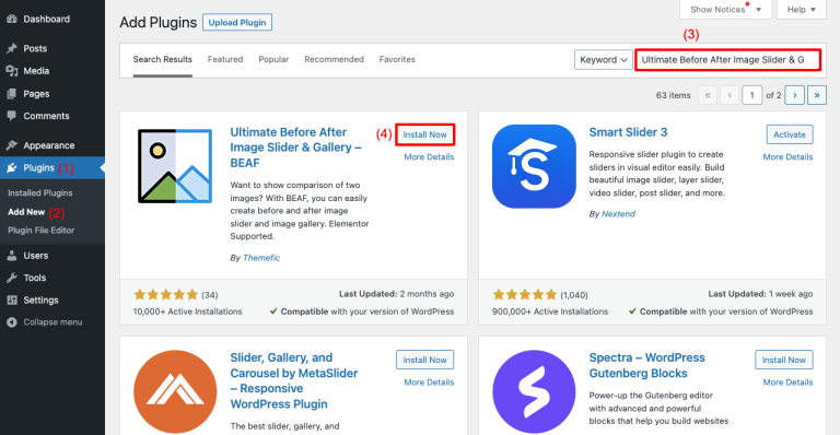 How to Show Before After Image Slider in WordPress (Free)