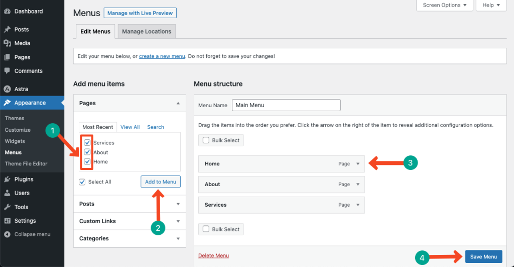 How to Center Menu in WordPress (2 Easy Ways)