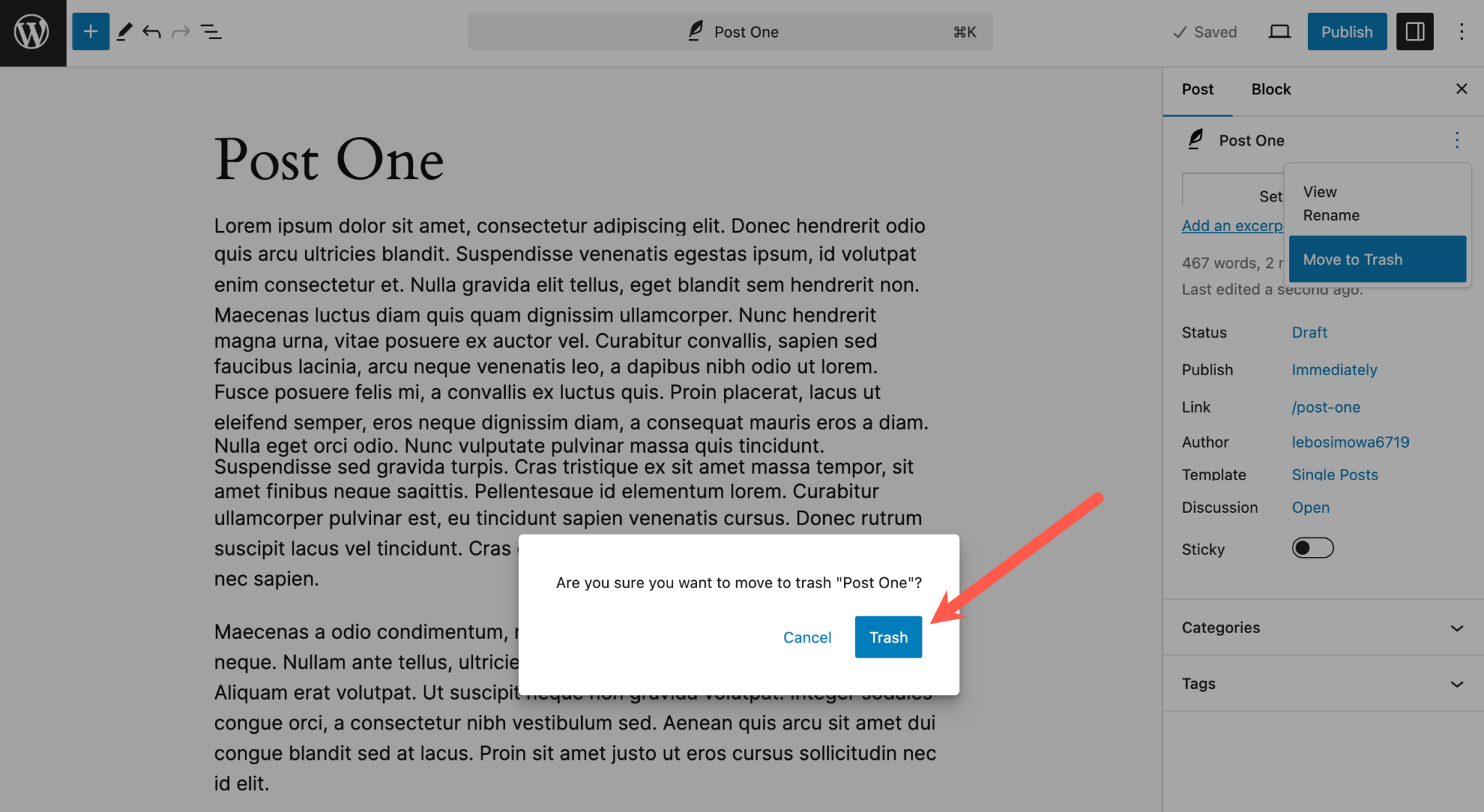 How to Delete a Post or Page in WordPress: 3 Easy Methods