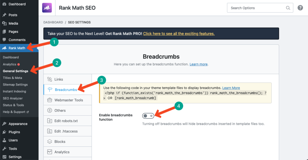 How to Disable Breadcrumbs in WordPress