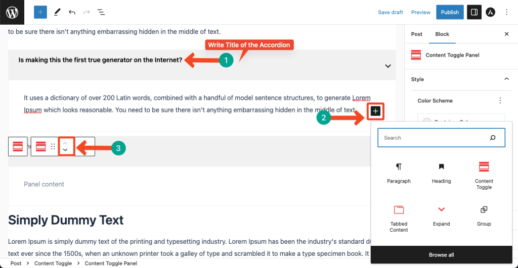 How to Use the Content Toggle Block - Ultimate Blocks