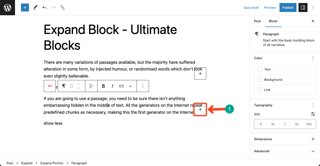 How To Use The Expand Block Ultimate Blocks 