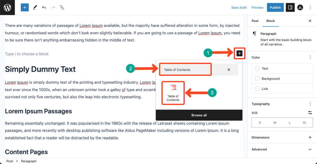 How to Use the Table of Contents Block - Ultimate Blocks