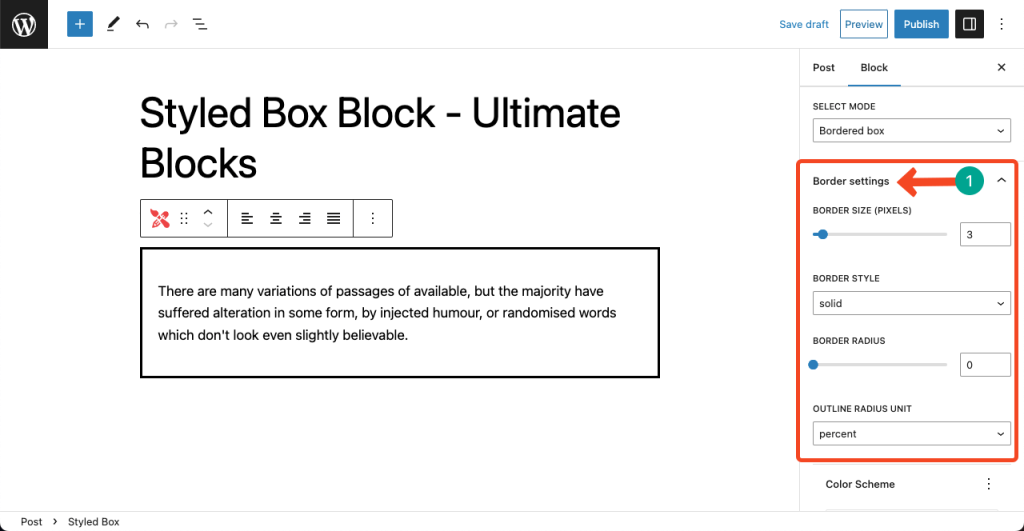 How to Use the Styled Box Block - Ultimate Blocks