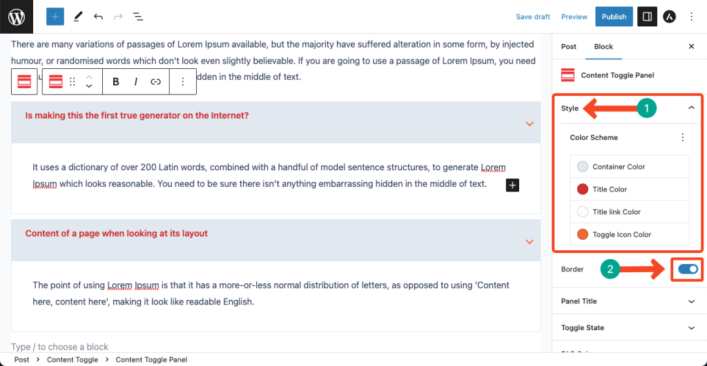 How to Use the Content Toggle Block - Ultimate Blocks