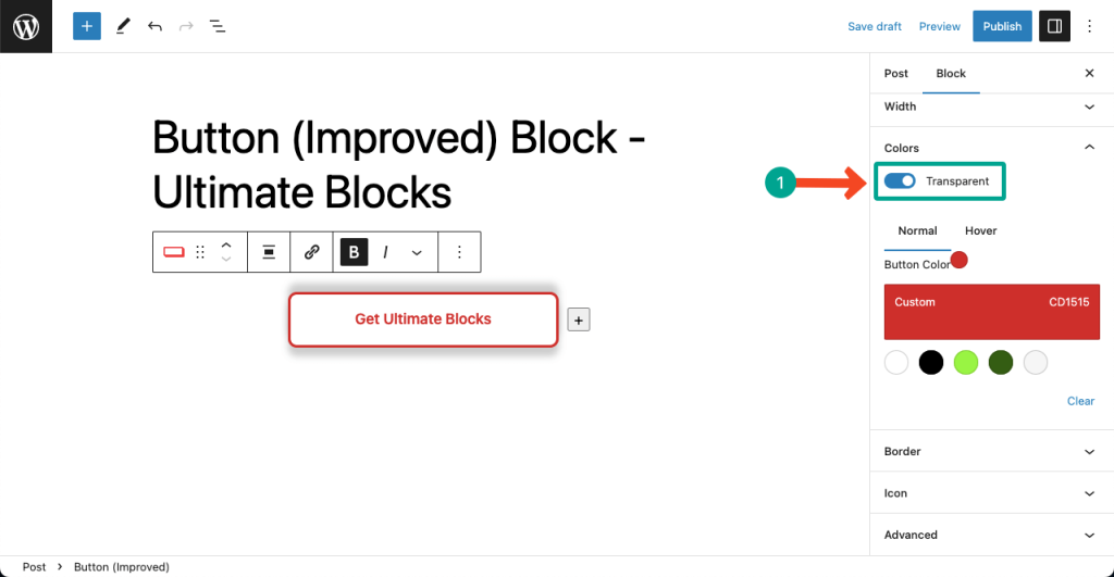 How to Use the Button (Improved) Block - Ultimate Blocks
