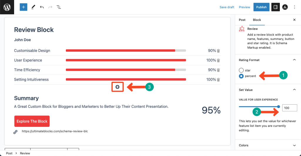 How to Use the Review Block - Ultimate Blocks
