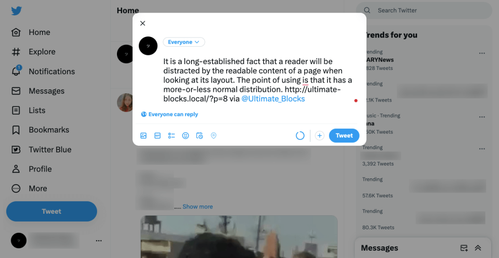 How to Use the Click to Tweet Block - Ultimate Blocks