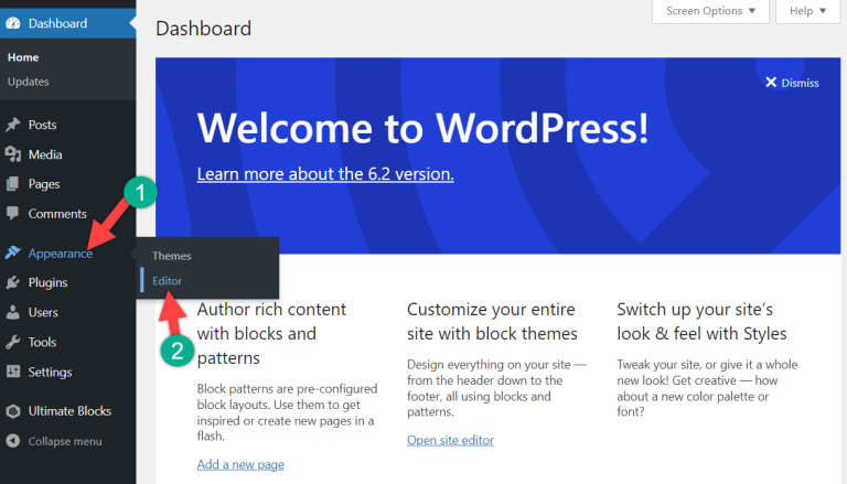 How to Fix Missing Appearance Menu in WordPress Admin