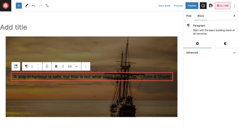 How to Add Text Over an Image in WordPress (Step by Step)