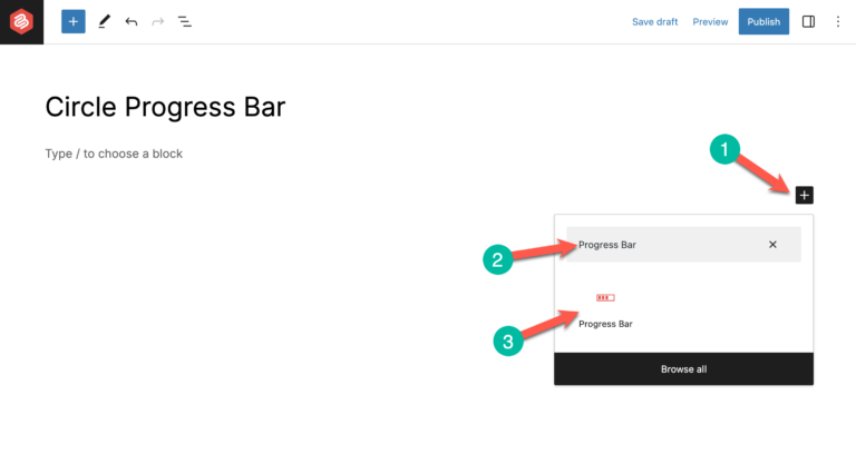 How To Add Circle Progress Bars In WordPress