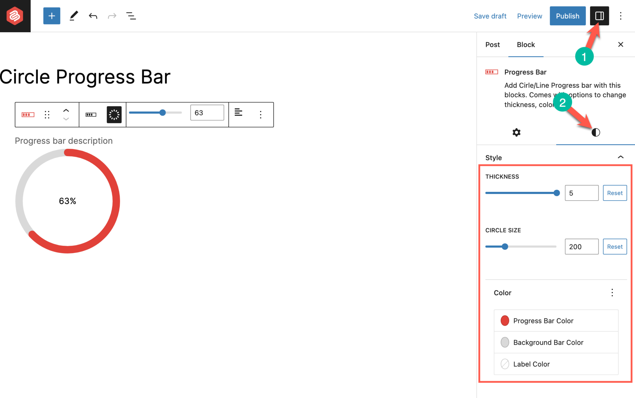 How To Add A Circle Progress Bar In WordPress Website