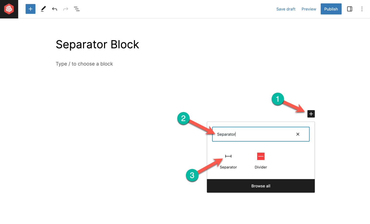 How To Add A Horizontal Line Separator in WordPress