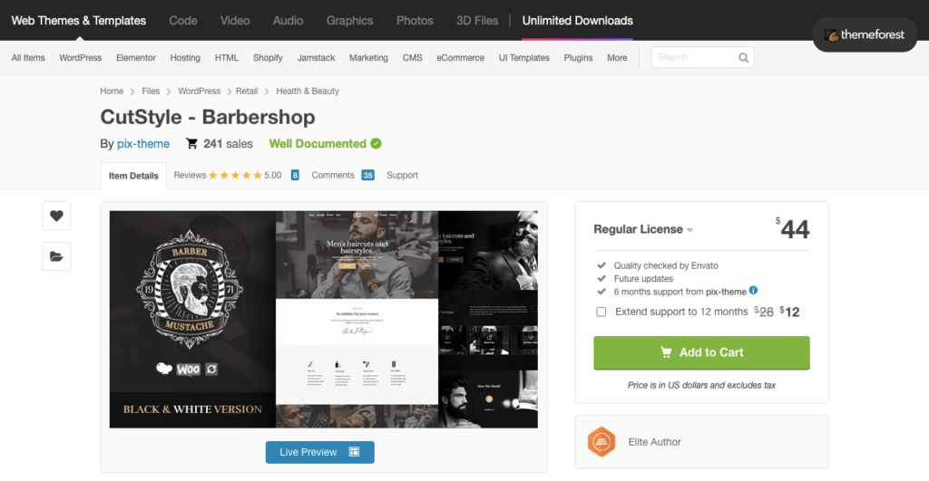 7 Best WordPress Themes for Barber Shops (2025)
