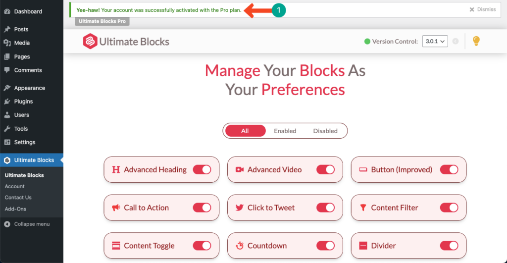 How to Install and Activate Ultimate Blocks Pro - Ultimate Blocks