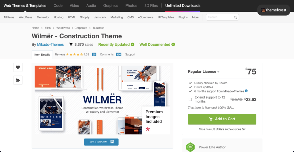 10+ Best Construction Company WordPress Themes (2026)