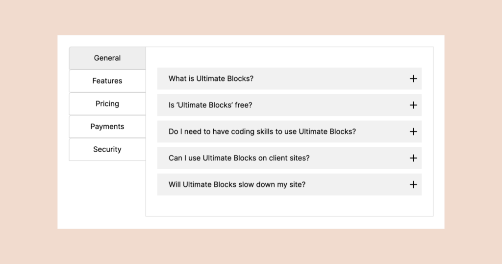 How to Add Accordion FAQs with Categories in WordPress