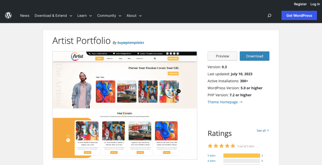 10+ Best Art Gallery WordPress Themes (2023)
