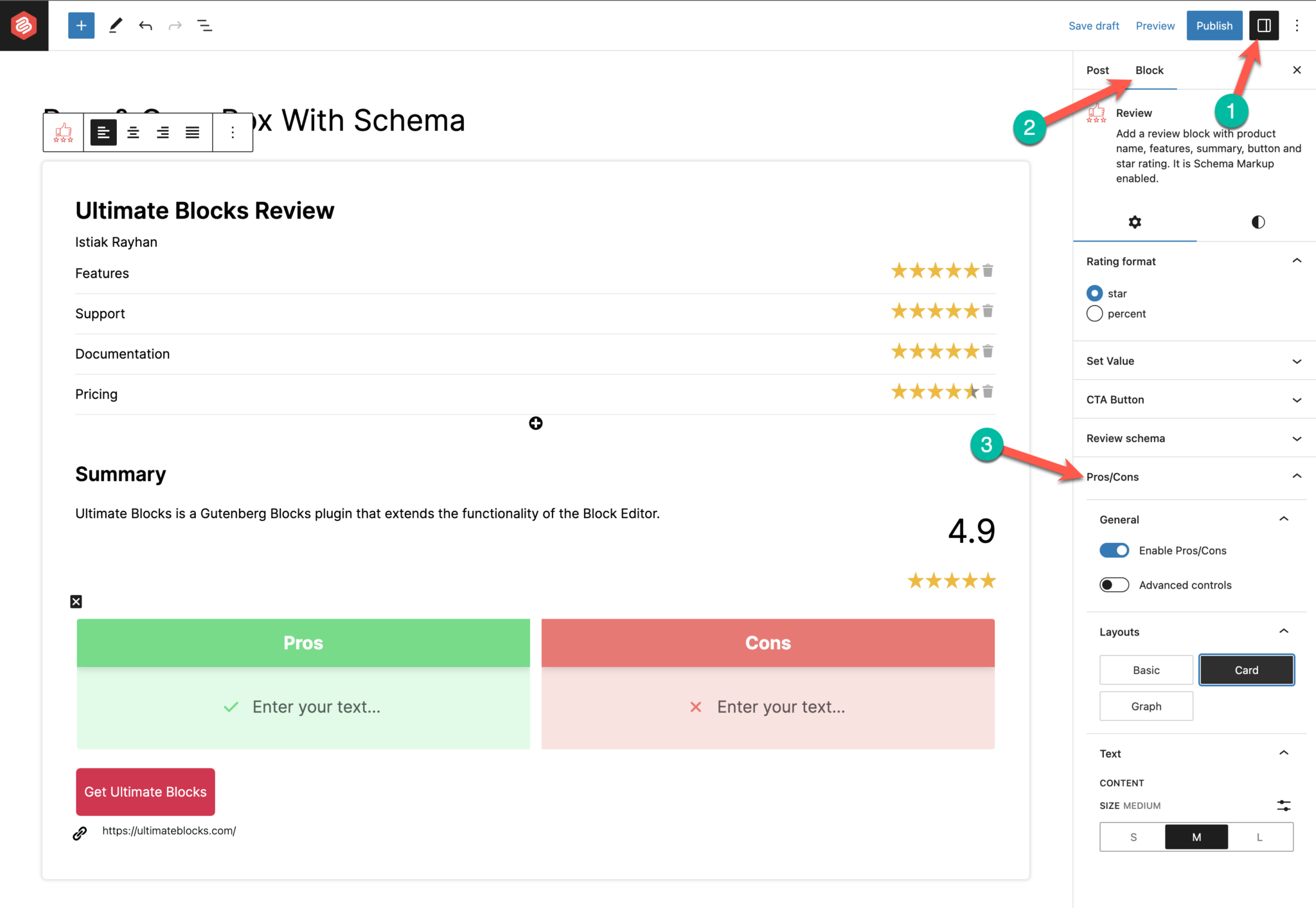 How To Add 'Pros & Cons' Box In WordPress (With/out Schema)