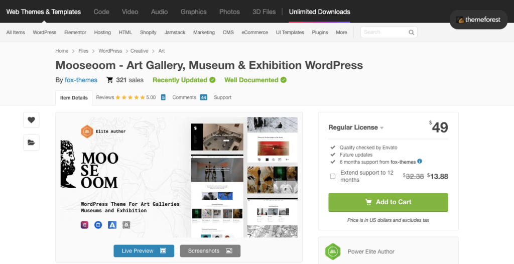 10+ Best Art Gallery WordPress Themes (2026)