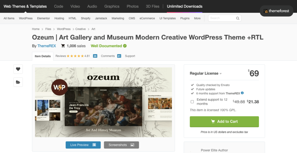 10+ Best Art Gallery WordPress Themes (2023)