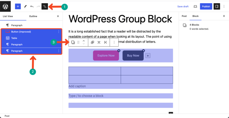 How to Use the WordPress Group Block (Gutenberg)