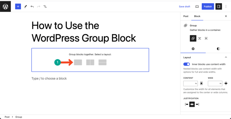 How to Use the WordPress Group Block (Gutenberg)
