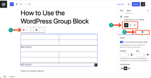 How to Use the WordPress Group Block (Gutenberg)