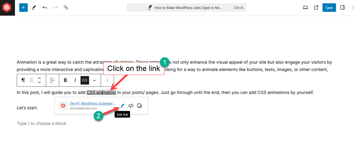 How to Make WordPress Links Open in a New Window